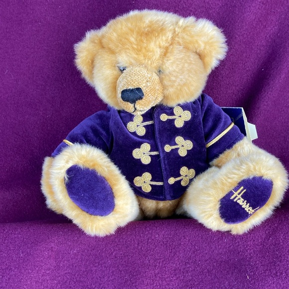 Harrods | Toys | Vintage 200 Christmas Bear Harrods Purple And Tan ...